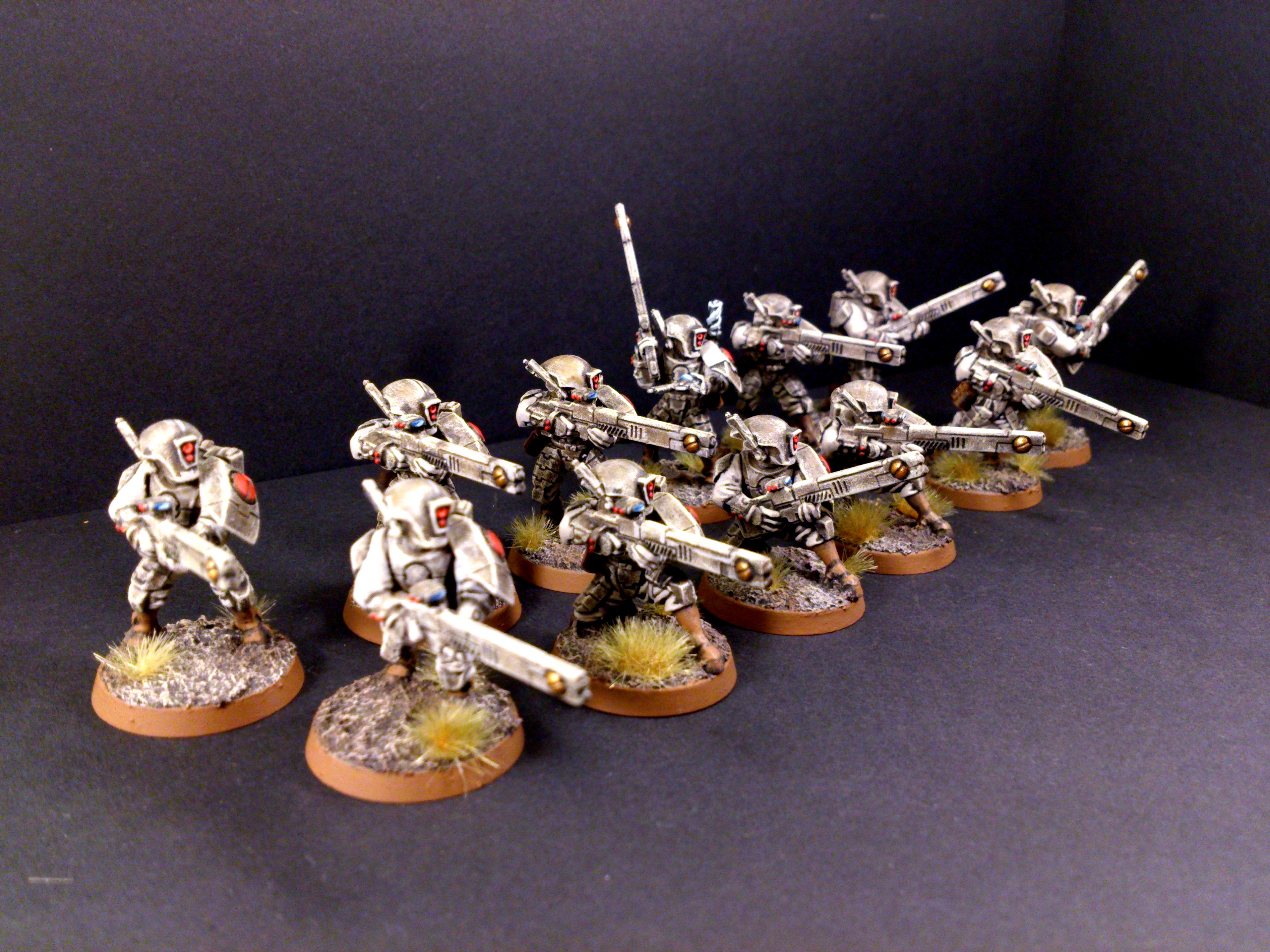 Fire Warriors Riptide Tau Tau Empire Firewarriors With Rifles I